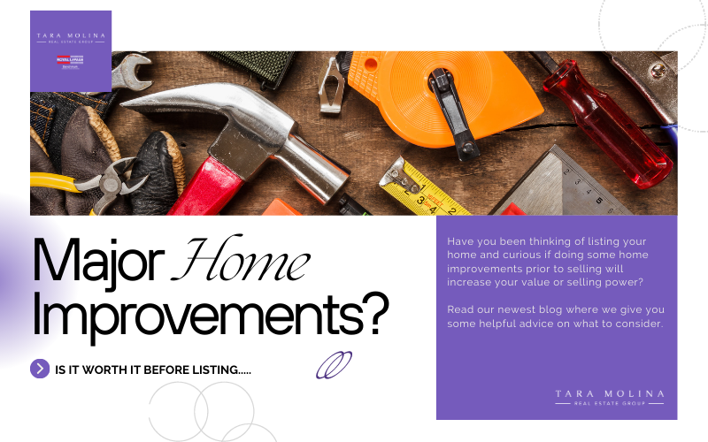 Should I Make Major Improvements Before Selling My House? - Tara Molina ...